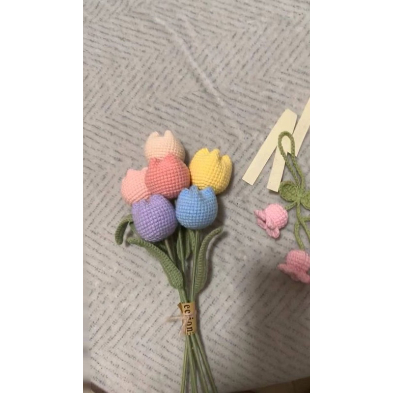 Hoa tulip len by Chanuri Crochet [1 cành] | Shopee Việt Nam