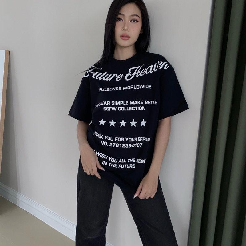 Áo thun FUTURE HEAVEN (Black) | Shopee Việt Nam