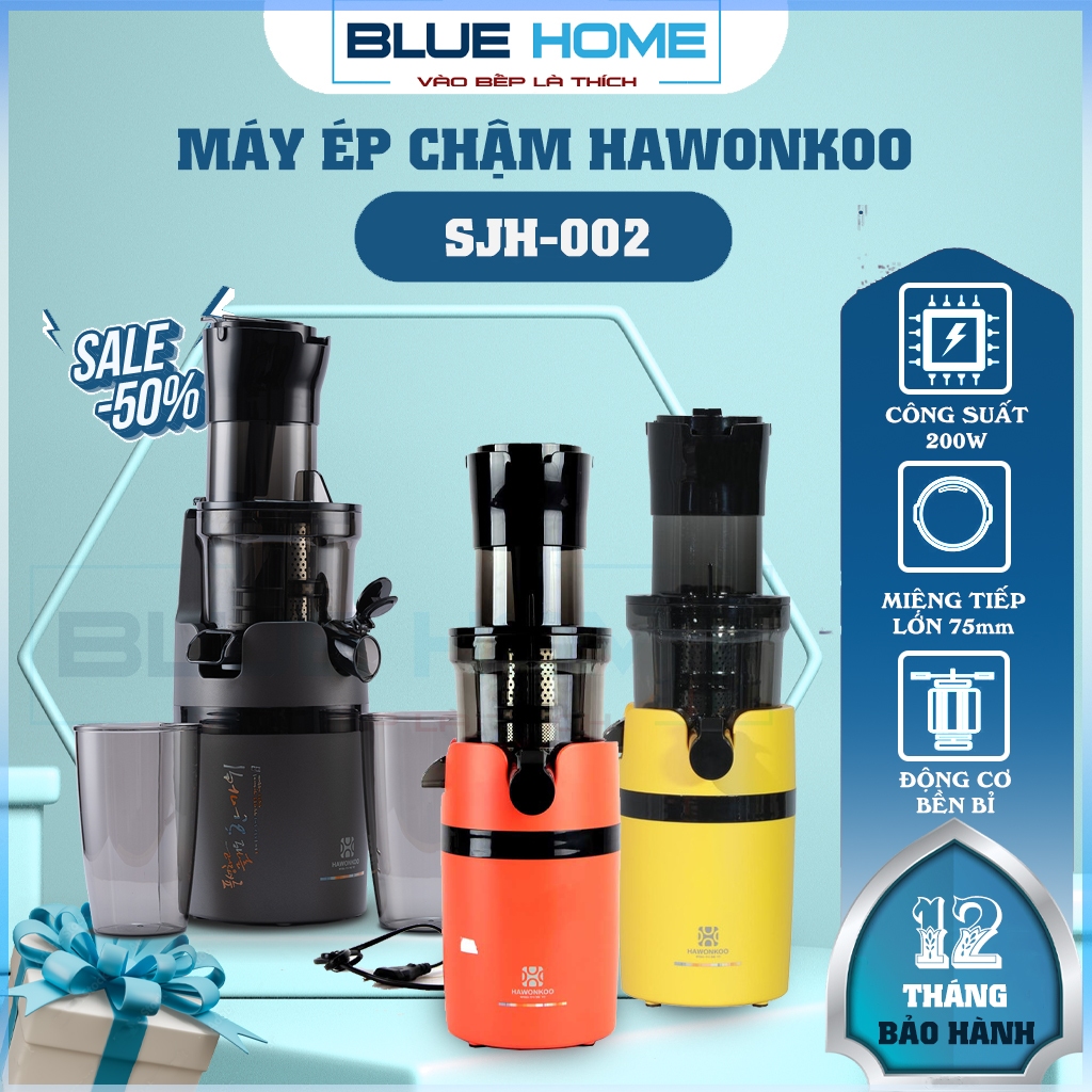 Máy Ép Chậm Hawonkoo SJH-002, Công Suất 200W, Ép Kiệt Bã, Hàng Chính ...