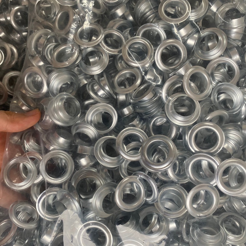 Khoen bạt khoen ore 10mm Chân cao 6mm Khuy mắt cáo đóng bạt 10ly Bằng Nhôm Khoen có long đền ...