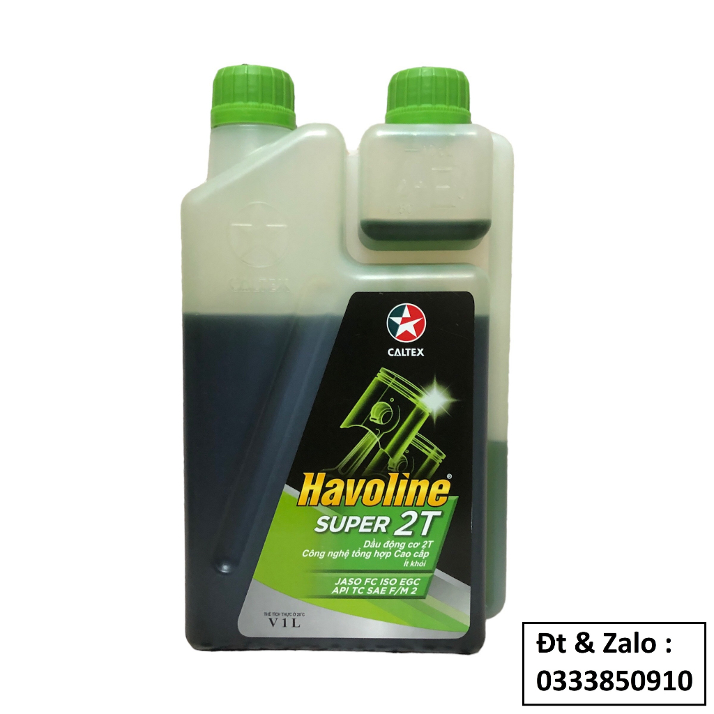 [ CHÍNH HÃNG ] Nhớt xe máy hai thì Caltex Havoline Plus 2T [ 1L ...