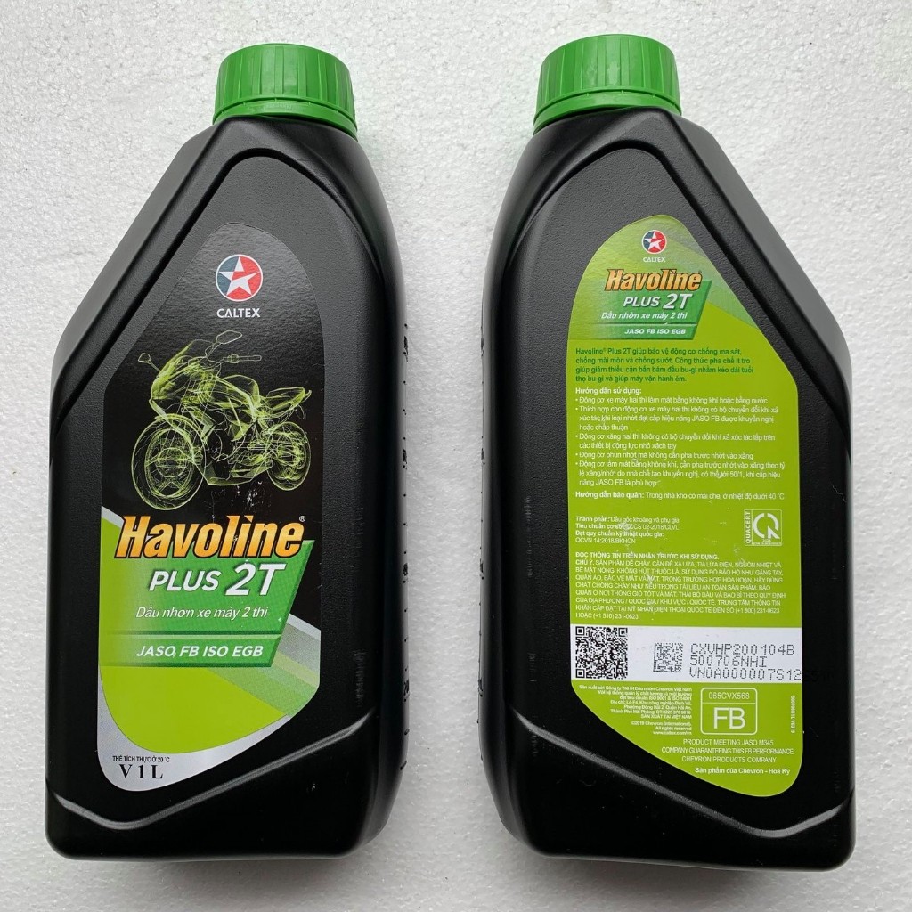 [ CHÍNH HÃNG ] Nhớt xe máy hai thì Caltex Havoline Plus 2T [ 1L ...