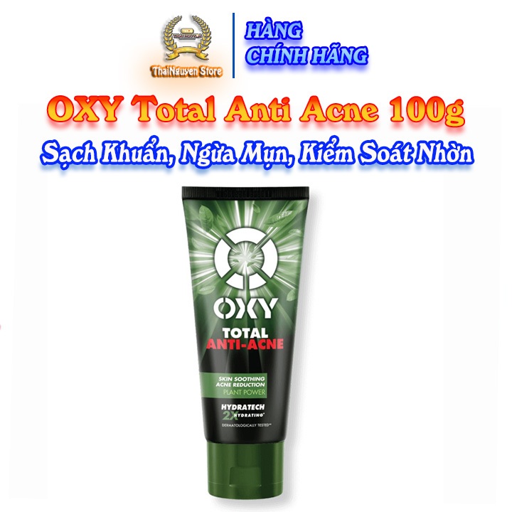 Kem Rửa Mặt Dành Cho Nam Giới OXY Total Anti Acne 100g - Sạch Khuẩn ...
