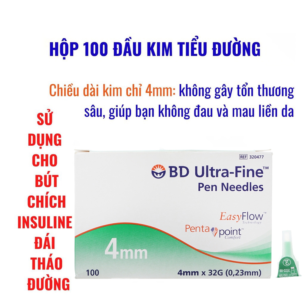 Đầu kim tiêm insulin BD ULTRA - FINE PLUS (PEN NEEDLES)- Becton ...