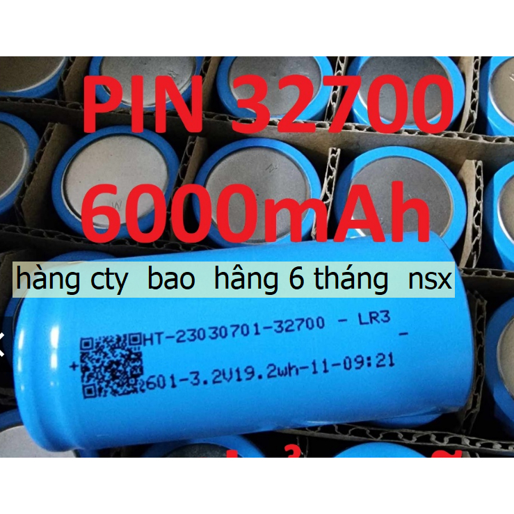 Pin lithium sắt 32700 - 6000mah date 8-2023 hsd 3 5 năm | Shopee Việt Nam