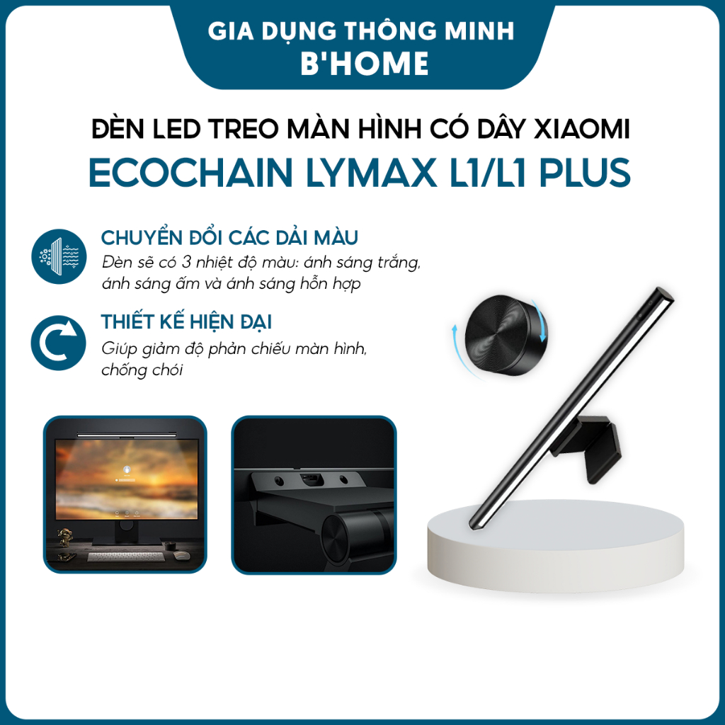 Đèn LED Treo Màn Hình Có Dây Ecochain Lymax L1/L1 Plus | Shopee Việt Nam