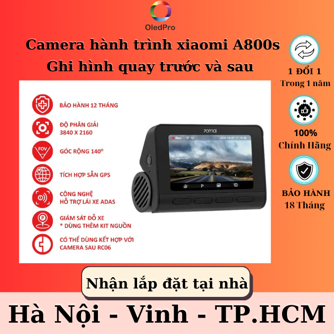 Camera Hành Trình 70mai A500s/ A800s/ M300/ M500 | Cảm biến hình ảnh ...