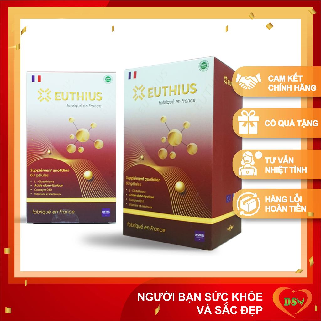 EUTHIUS - Viên Uống Hỗ Trợ Bảo Vệ Sức Khỏe, Tăng Cường Đề Kháng -HỘP 60 ...