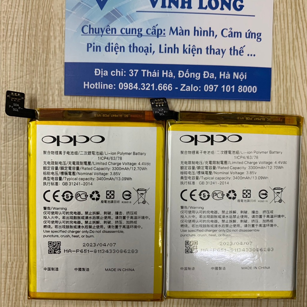 Pin Oppo A79 Blp647 3000Mah | Shopee Việt Nam