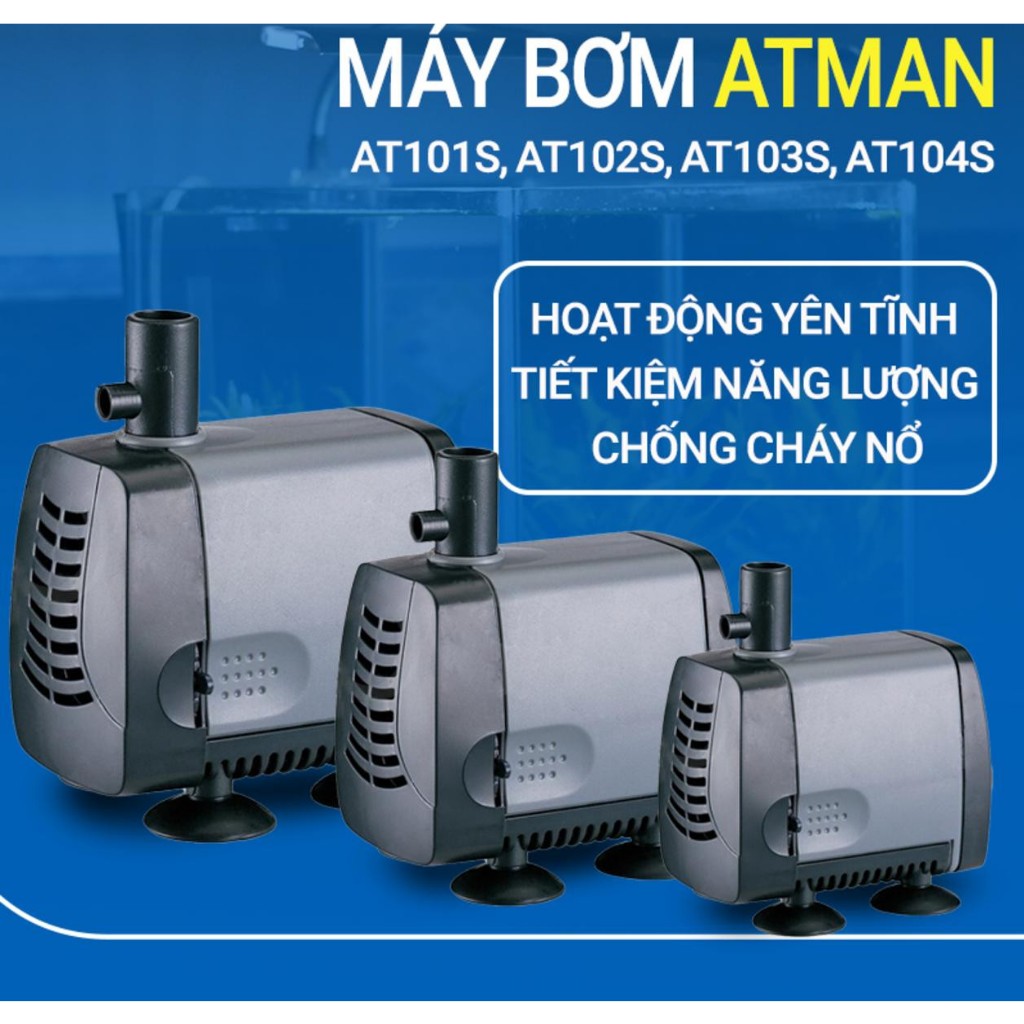 Máy bơm nước bể cá Atman 101s 102s 103s 104s | Shopee Việt Nam
