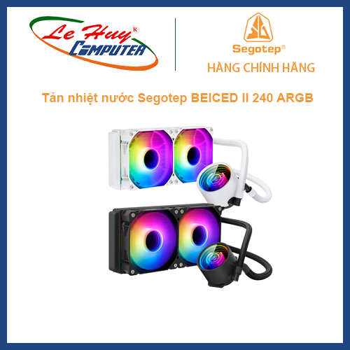 Tản nhiệt nước Segotep BEICED II 240 ARGB Black/White | Shopee Việt Nam