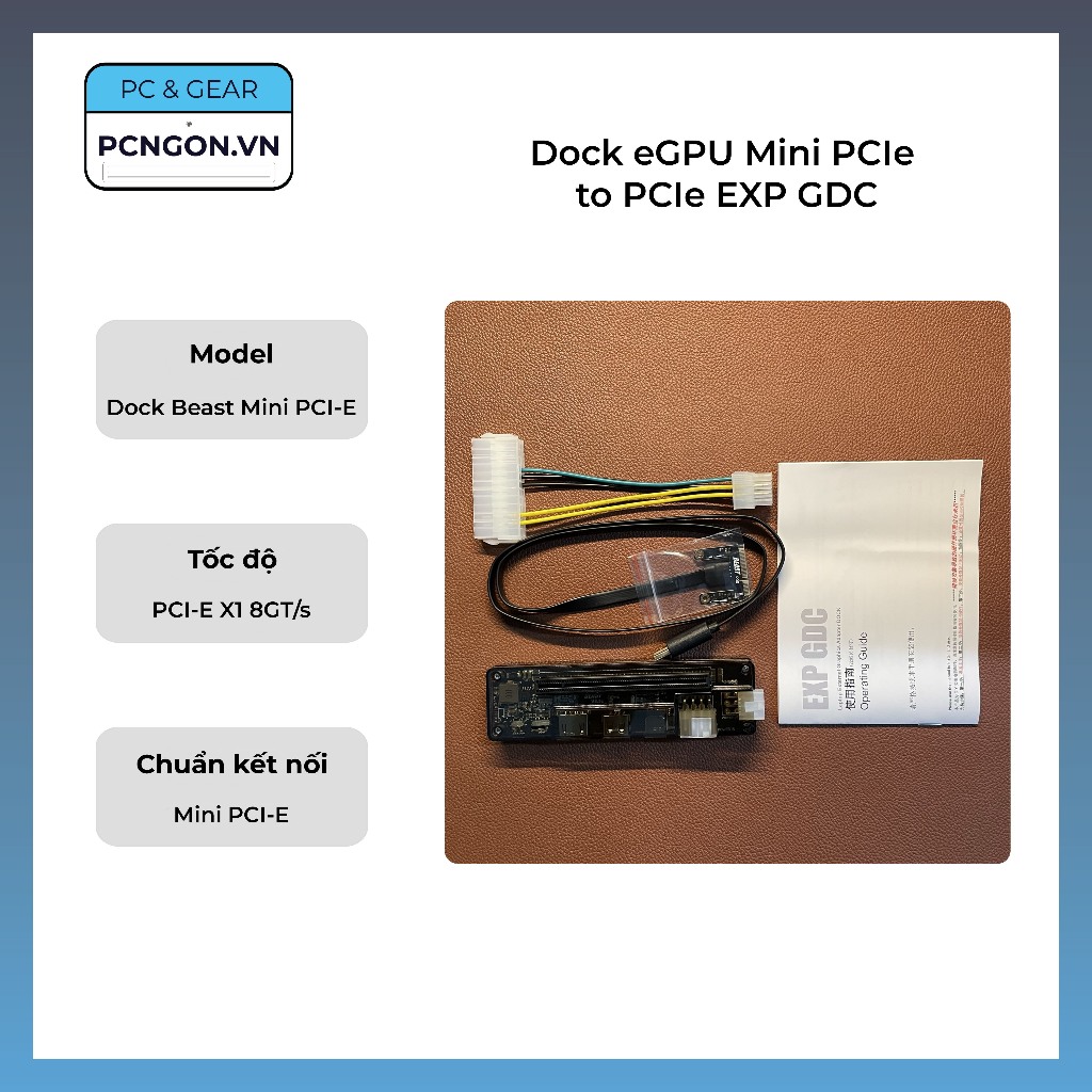 [PCNGON] Dock eGPU Mini PCIe to PCIe EXP GDC | Shopee Việt Nam