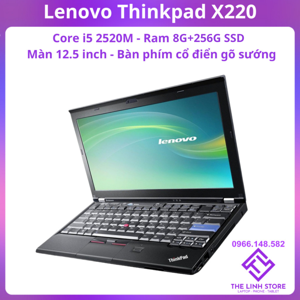Laptop Lenovo Thinkpad X220 màn 12.5 inch - Core i5 2520M 8G 256G SSD ...