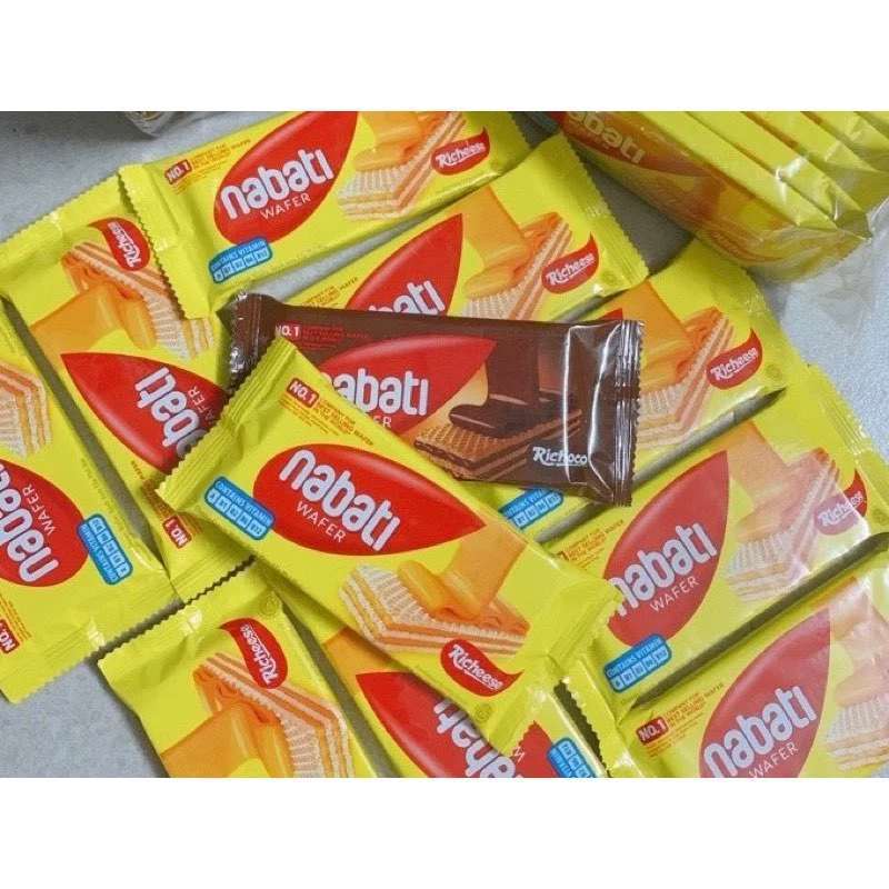 Lốc Bánh Xốp Nabati Vị Phô Mai / Chocolate Loại 17G Giòn Ngon Thơm Ngậy ...