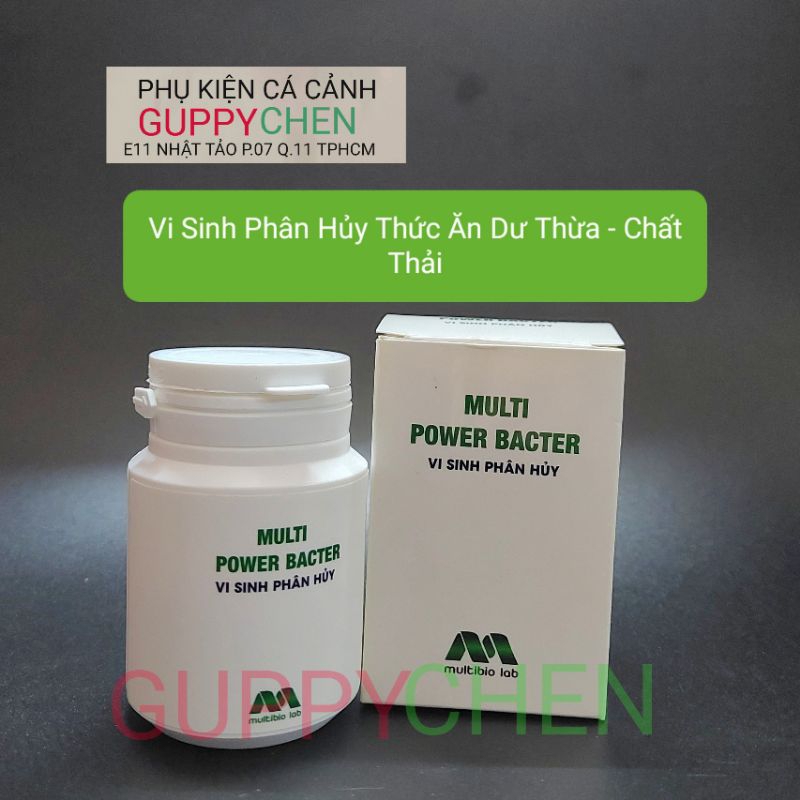 Multi Power Bacter Vi Sinh Phân Hủy Thức Ăn Thừa - Chất Thải Hồ Cá Hồ ...
