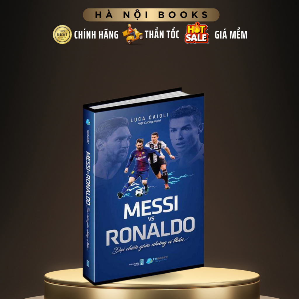 Sách - Messi vs Ronaldo đại chiến giữa những vị thần - THBooks | Shopee ...