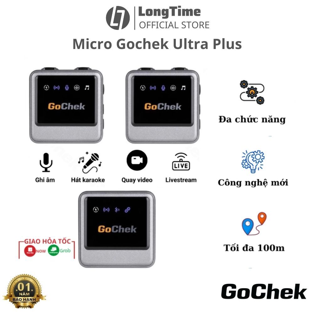 Thiết bị thu âm chuyên nghiệp Gochek Ultra Plus tích hợp sử dụng đa ...
