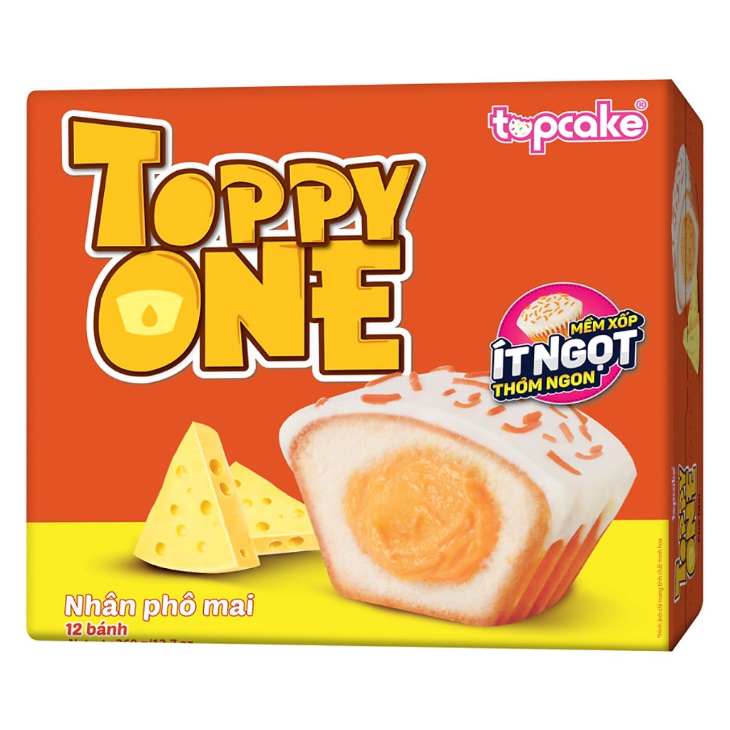 Bánh Toppy One - Nhân phô mai (Hộp 360g) | Shopee Việt Nam