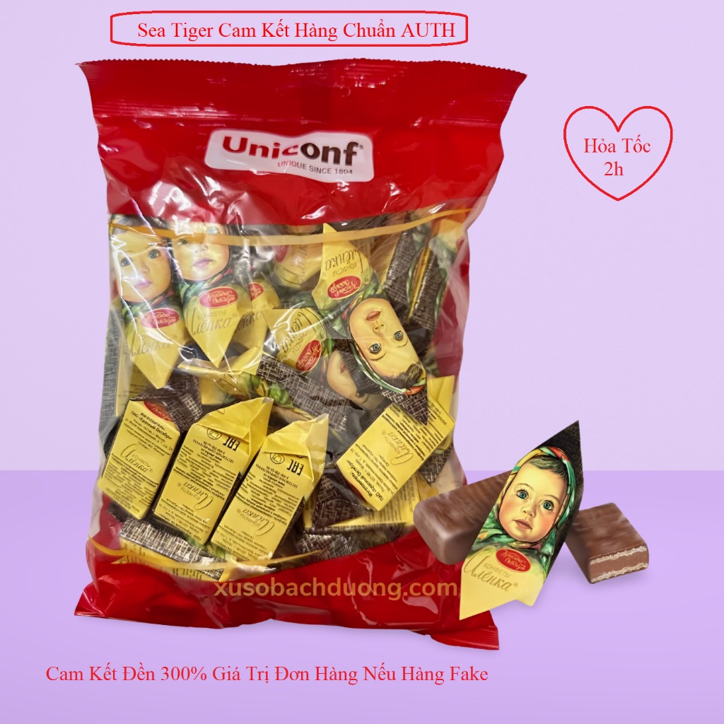 KẸO SOCOLA EM BÉ NGA UNICONF GÓI 500G/ | Shopee Việt Nam
