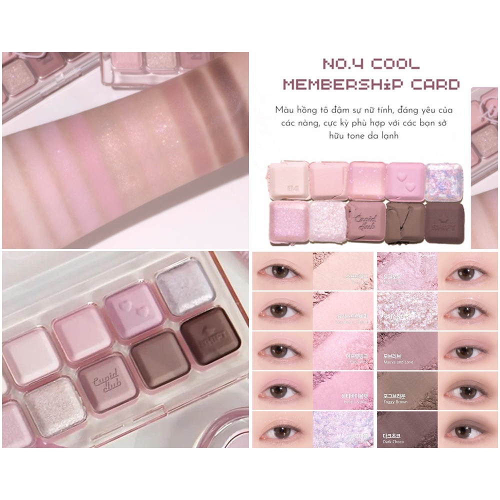 Phấn Mắt Lilybyred Mood Keyboard Cupid 10 Ô 10.5g | Shopee Việt Nam