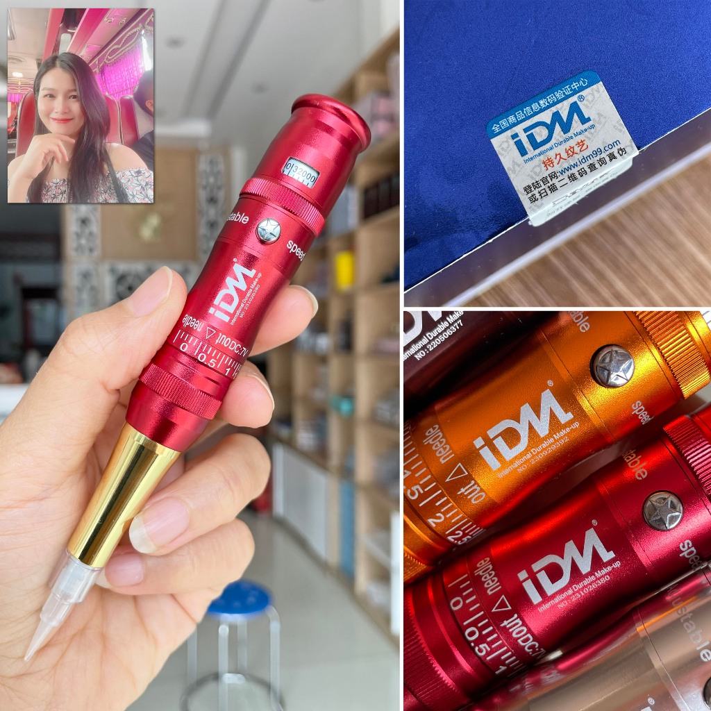 Máy Phun Xăm IDM 100% Chính Hãng - Máy Êm, Bền Bỉ, Sắc Nét | Shopee ...