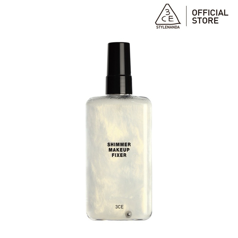 Xịt khoáng khóa nền 3CE Shimmer Makeup Fixer 95ml | Shopee Việt Nam