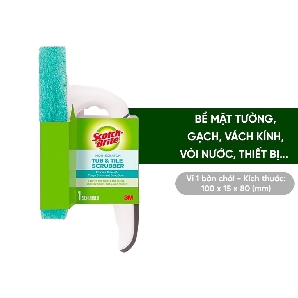Bàn chải chà sàn Scotch Brite 3M 553-T chống trầy xước, an toàn trên nhiều bề mặt | Shopee Việt Nam