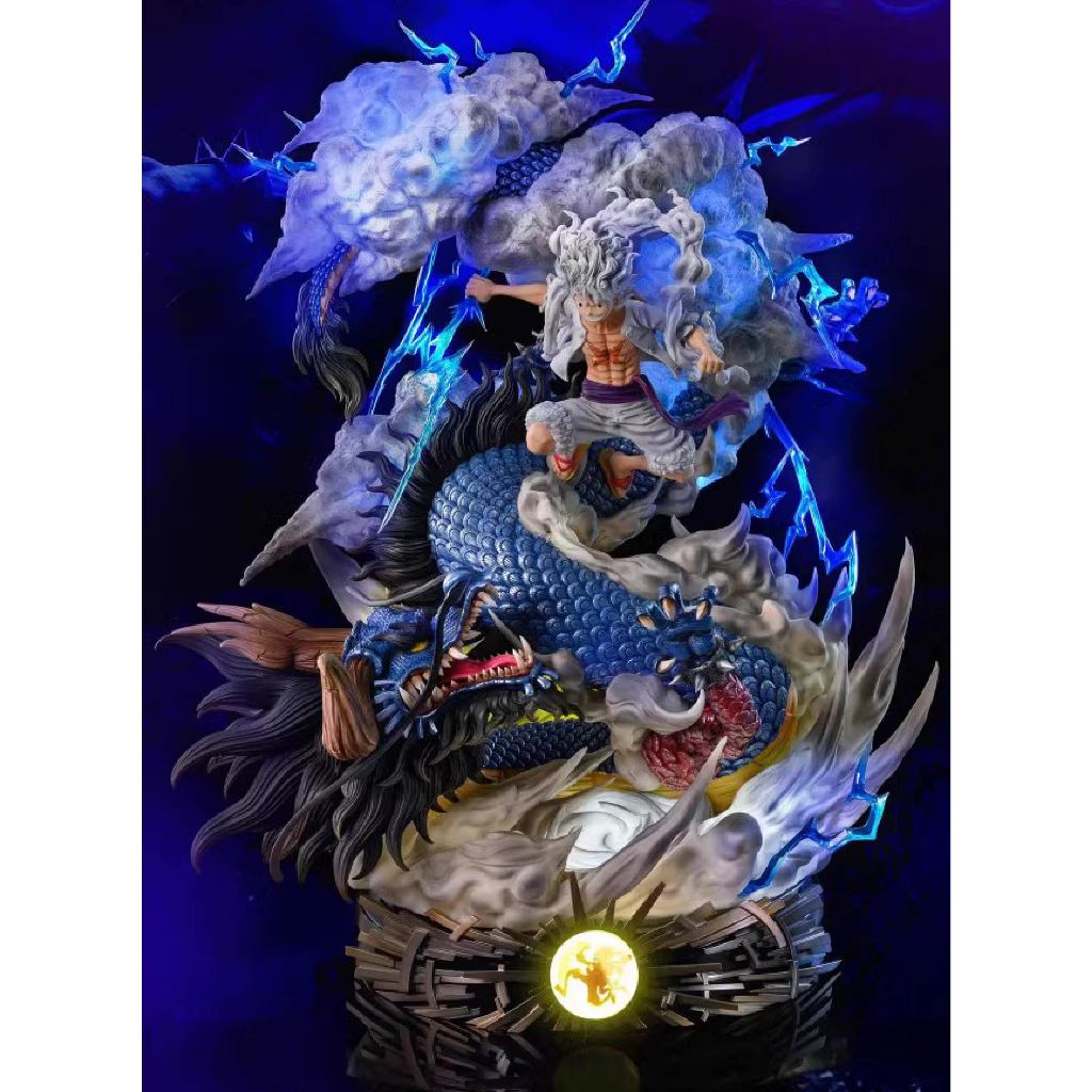 (23cm) Mô hình OnePiece - Luffy G5 tóc trắng Đấm Kaido v3 | Shopee Việt Nam