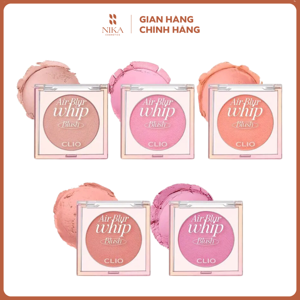 Phấn Má Hồng Clio Air Blur Whip Blush 3g [Nika Cosmetics] | Shopee Việt Nam
