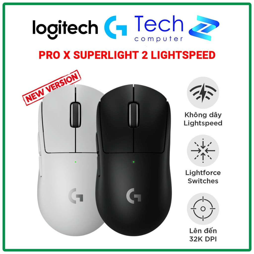 CHUỘT GAMING KHÔNG DÂY LOGITECH G PRO X SUPERLIGHT 2 LIGHTSPEED ...