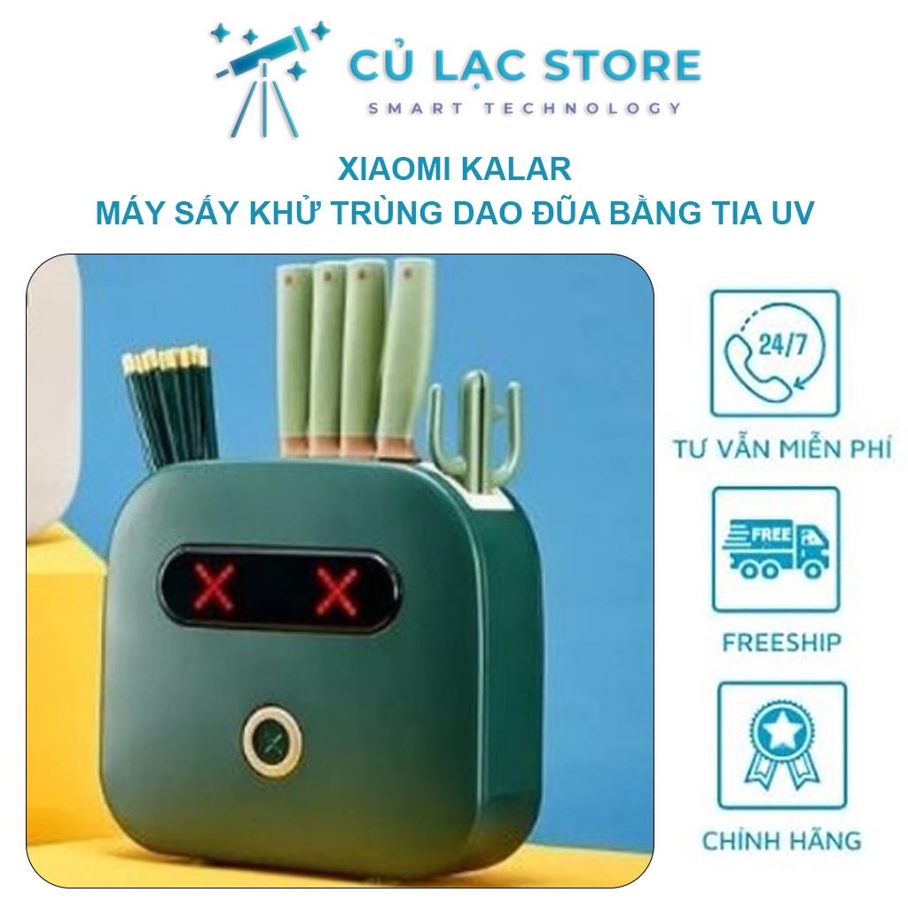 [ XIAOMI KALAR] Máy sấy khử khuẩn dao đũa dĩa thìa bằng tia UV | Shopee ...