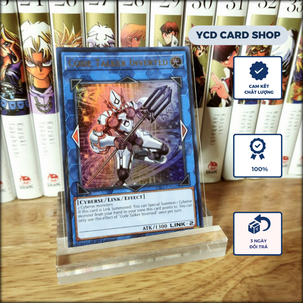 [YCDcardgame] Thẻ bài Yugioh Chính Hãng Code Talker Inverted | Shopee ...