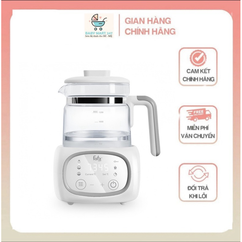(BẢN MỚI NHẤT KHỬ CLO) Máy đun nước hâm nước fatz baby quick 9, hàng ...