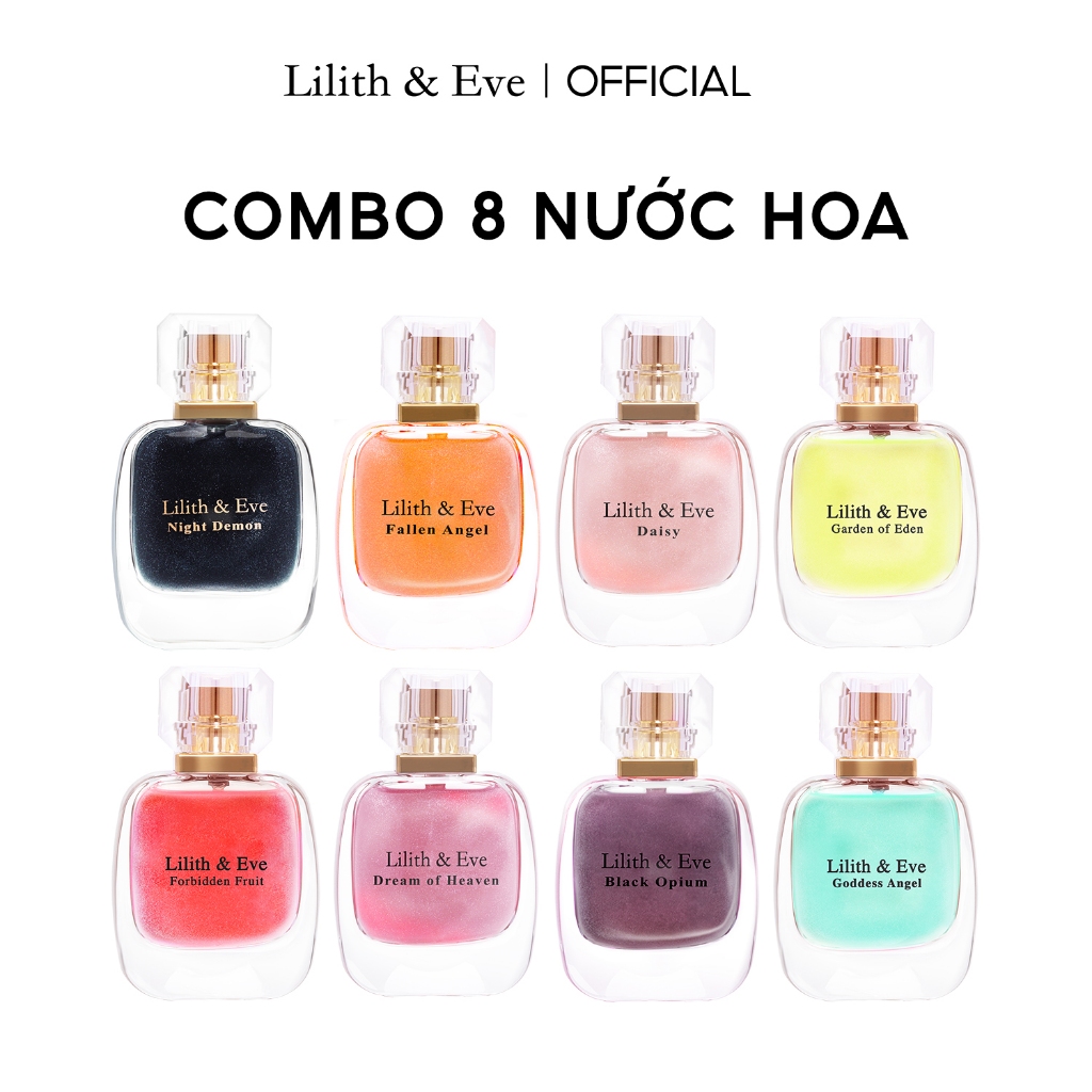 Lilith and Eve combo 8 nước hoa Garden of Eden,Forbidden Fruit,Night Demon,Fallen Angel,Goddess ...