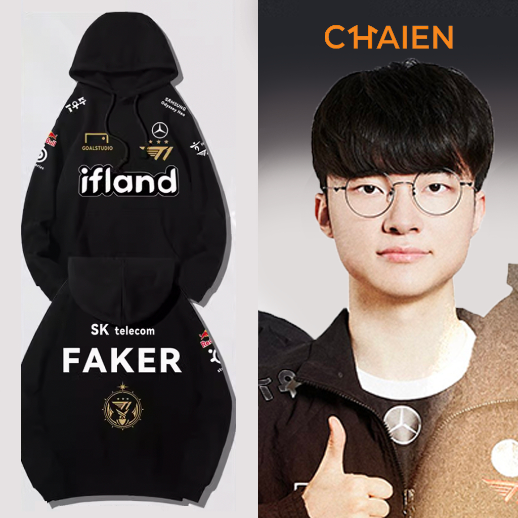 Áo Hoodie Faker Team thi đấu SKT T1 mùa giải Chung Kết Thế Giới 2023 ...