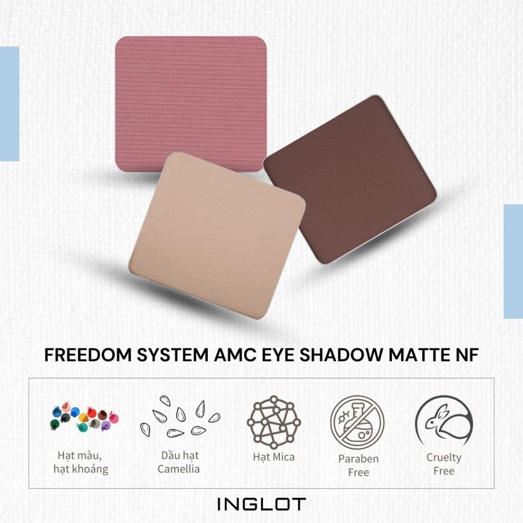 Lõi phấn mắt dạng lì Eye Shadow Matte NF N360 - N391 (2.7g) INGLOT ...