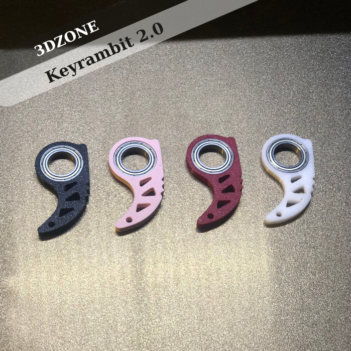 Keyrambit ver 2.0 Móc Khóa Xoay Karambit Mini 3d Custom | Shopee Việt Nam