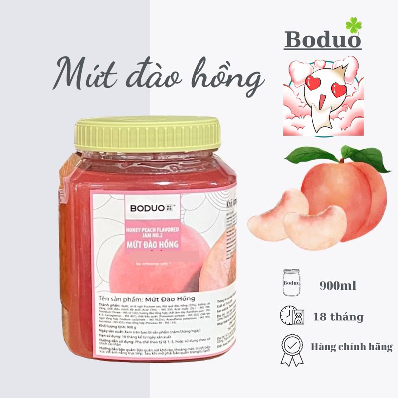 Mứt đào hồng Boduo hộp 1kg | Shopee Việt Nam
