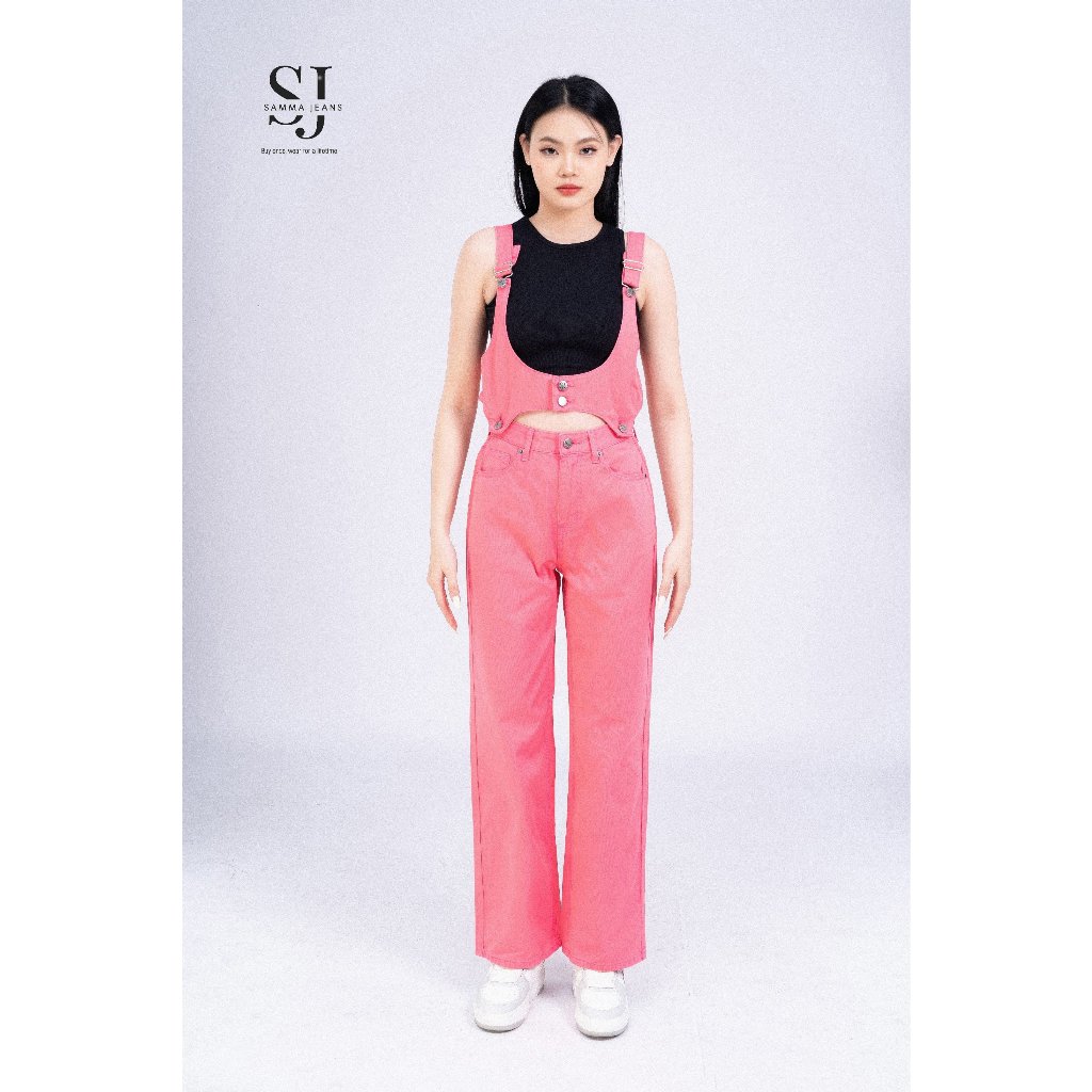 Bồ quần jean nữ ông đứng + Áo yếm nữ ngắn Y6 siêu hot , chất jean Cao ...