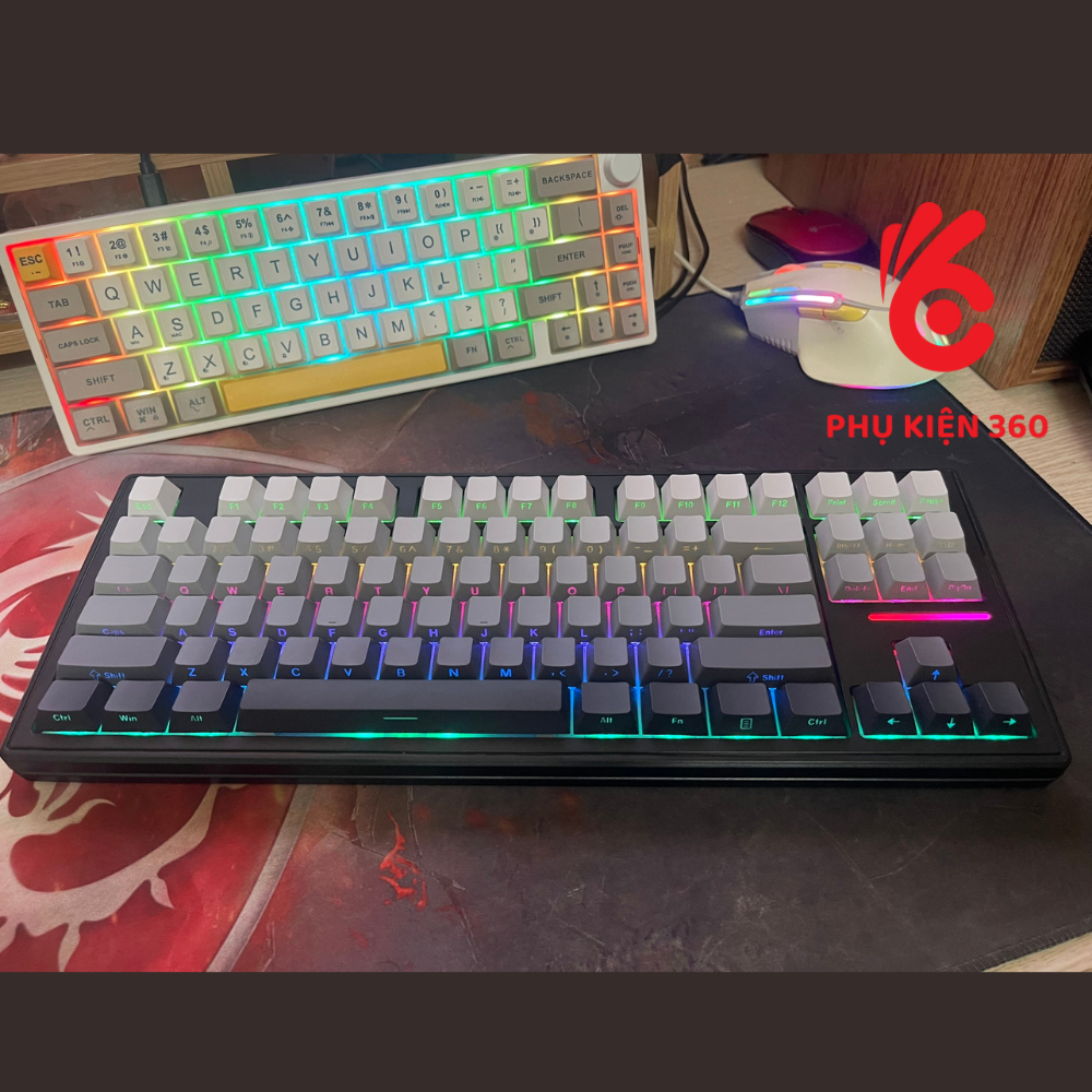 Bàn phím cơ gaming không dây Xinmeng M87 pro - 3 chế độ kết nối - Led ...