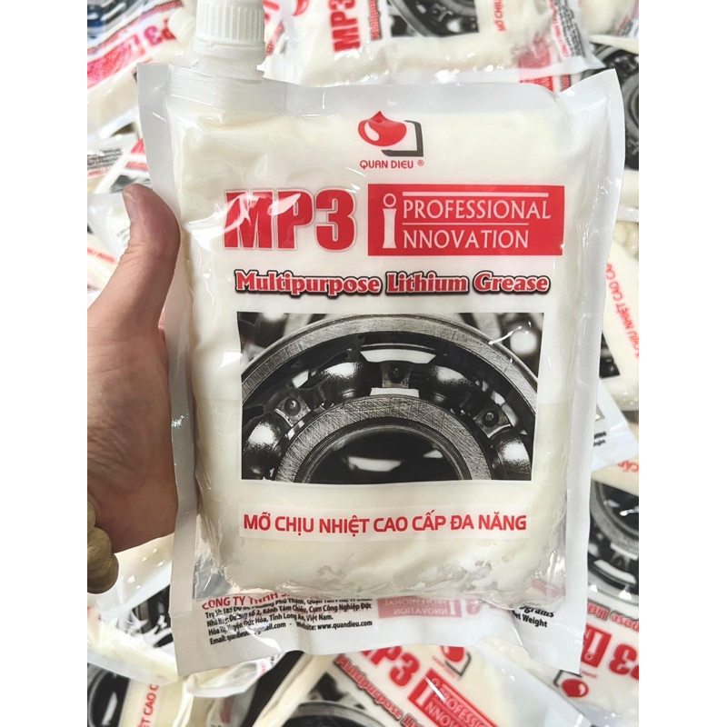 Mỡ Chịu Nhiệt Đa Năng MP3 Grease (White) (Bịch 900g) | Shopee Việt Nam