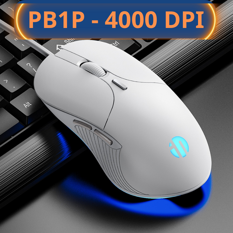 Chuột máy tính có dây Maxcotech Inphic B8 cute silent không tiếng ồn 6 ...