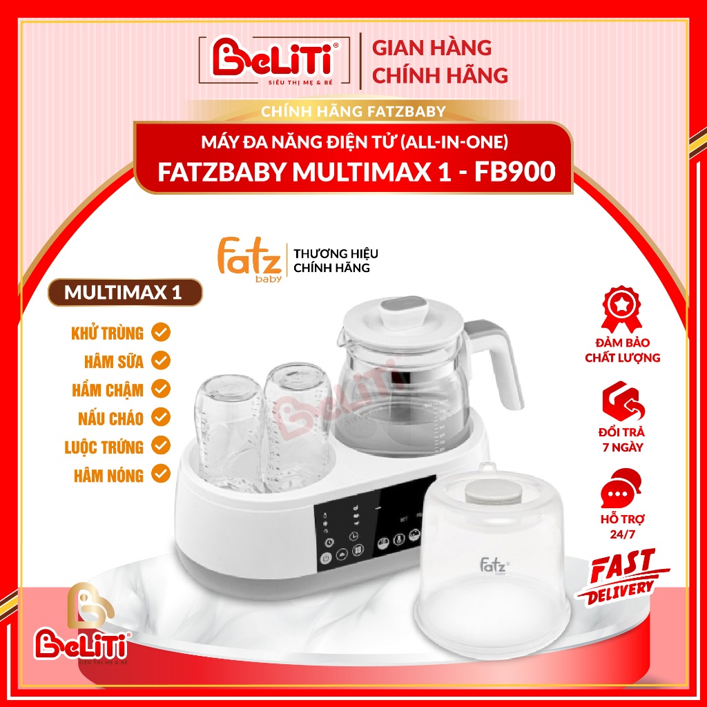 Máy Tiệt Trùng Và Hâm Nước Pha Sữa Fatz Baby Multimax 1 / 7 / 8 - Bảo ...