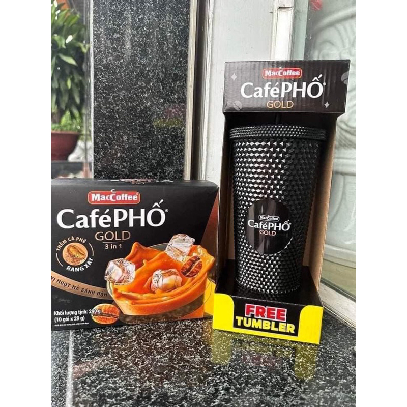 Ly Cafe Phố Gold Kim Cương Đen 2 lớp 700ml | Shopee Việt Nam