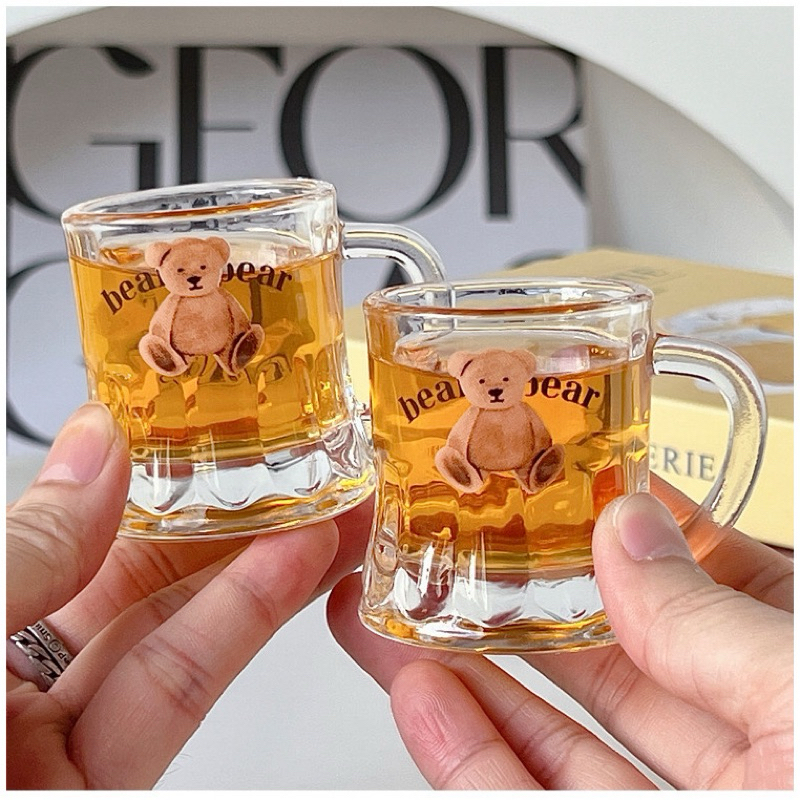 Ly thuỷ tinh mini soju cốc mini ly rượu vang trái cây ly rượu vang ly ...