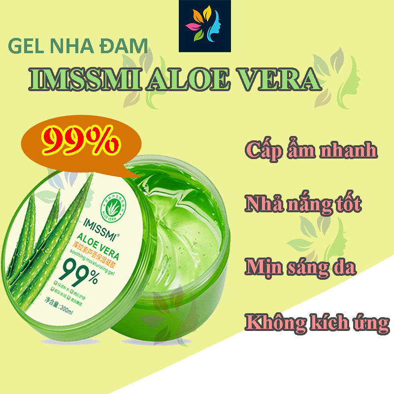 Gel nha đam, lô hội dưỡng ẩm cao cấp Aloe vera làm mềm mịn da, Nâng ...