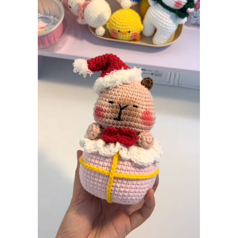 Móc khoá Capybara Noel Len | Shopee Việt Nam