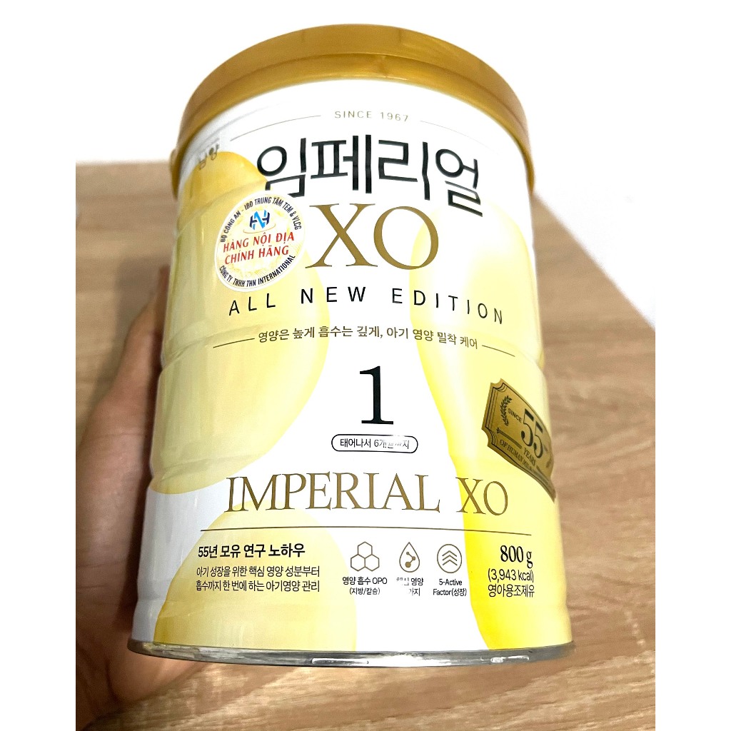Sữa bột Namyang XO số 1 mẫu mới 0-6th nội địa Hàn Quốc 800g | Shopee Việt Nam
