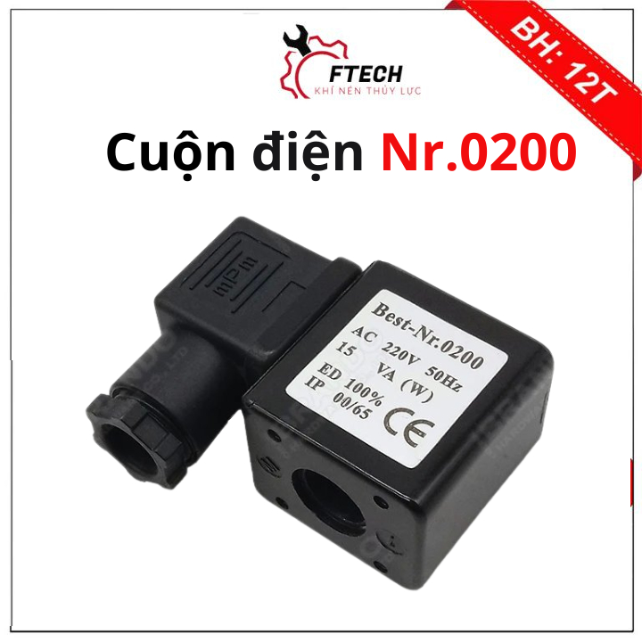 Cuộn coil/Cuộn điện Best-Nr.0200 lắp cho van Rũ Bụi điện áp AC220V ...