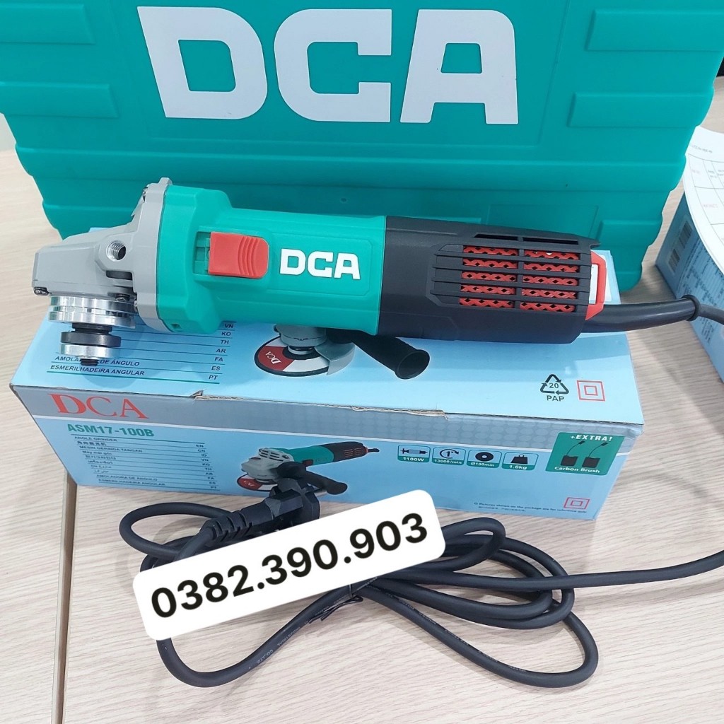 Máy mài, máy cắt cầm tay DCA ASM17-100 Công suất 1100W công tắc đuôi | Shopee Việt Nam